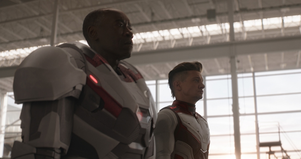 Those time suits in ‘Endgame’ were all completely digital - befores ...