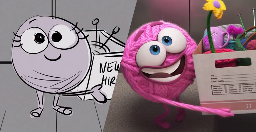 The making of Pixar short 'Purl' - beforesandafters.com