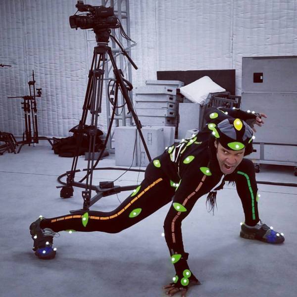 Life as a motion capture performer - befores & afters