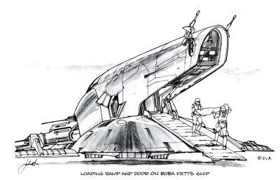 ‘Empire Strikes Back’ at 40: How iconic Slave 1 matte painting was done