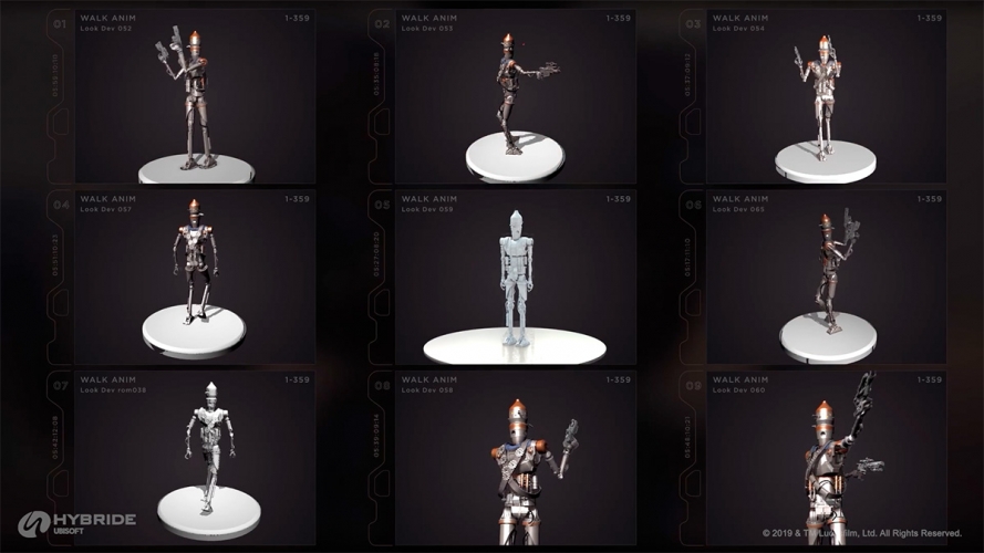 Hybride breaks down its IG-11 character - befores & afters