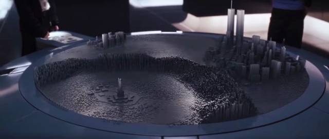 Remember that pin table map from ‘X-Men’? - befores & afters