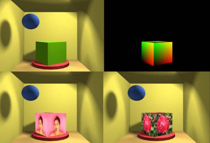 Wrapping around the UV map in 80 frames - befores & afters