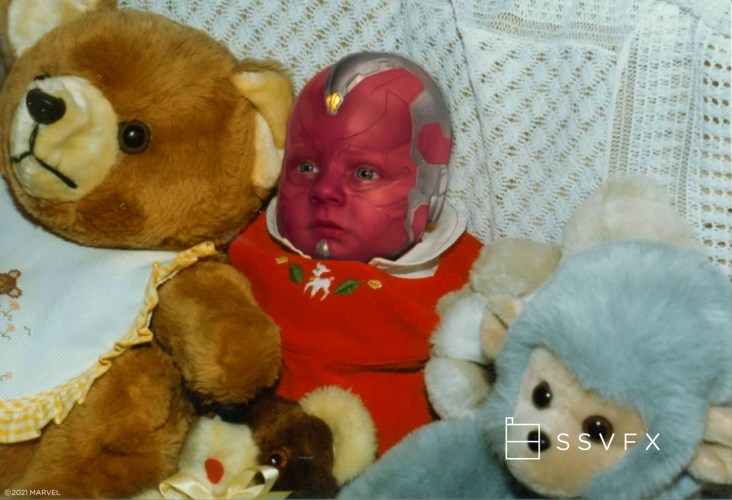 What it takes to make Vision's face - befores & afters