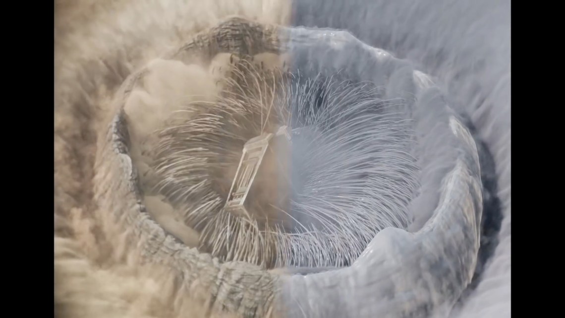 How the sandworms in 'Dune' were designed - befores & afters