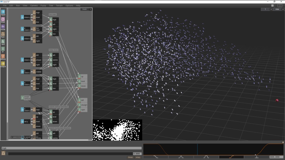 How to sim birds - befores & afters
