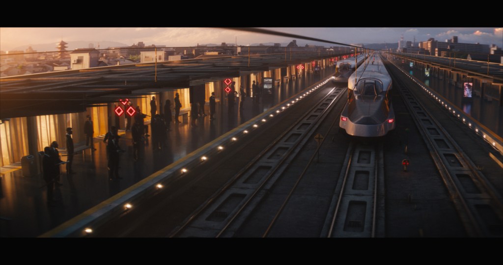 ‘Bullet Train’ rides the virtual production wave - befores & afters