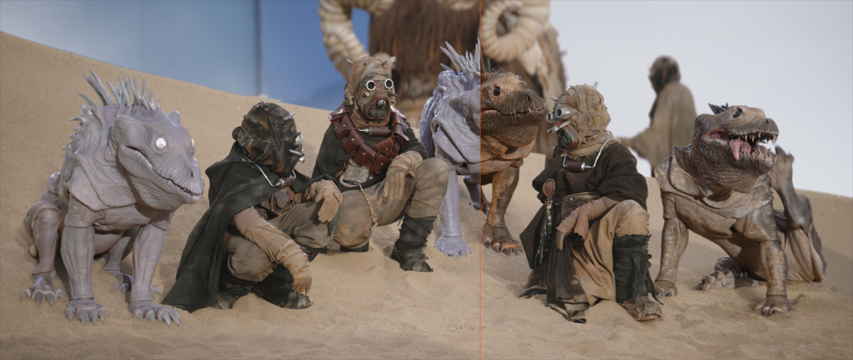 Simulating sand and other FX, with Hybride - befores & afters
