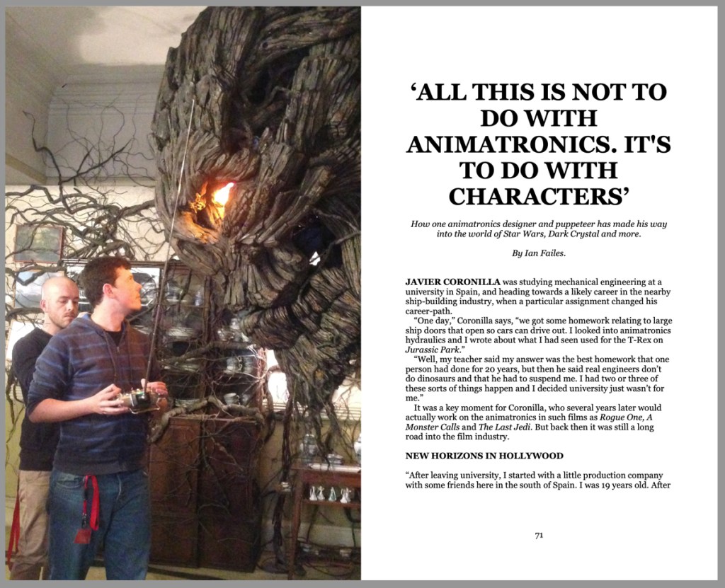 Inside issue #7 of b&a mag: animatronics, creature effects and Phil ...