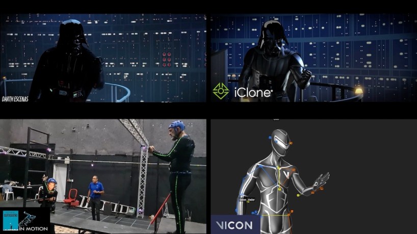 Using iClone 8 with Vicon to recreate the iconic ‘I am your father ...