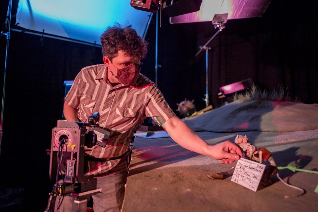 How does cinematography work on a stop-motion film? - befores & afters