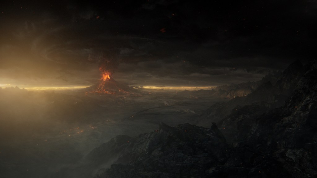 See how those glorious views of Mount Doom were created - befores & afters