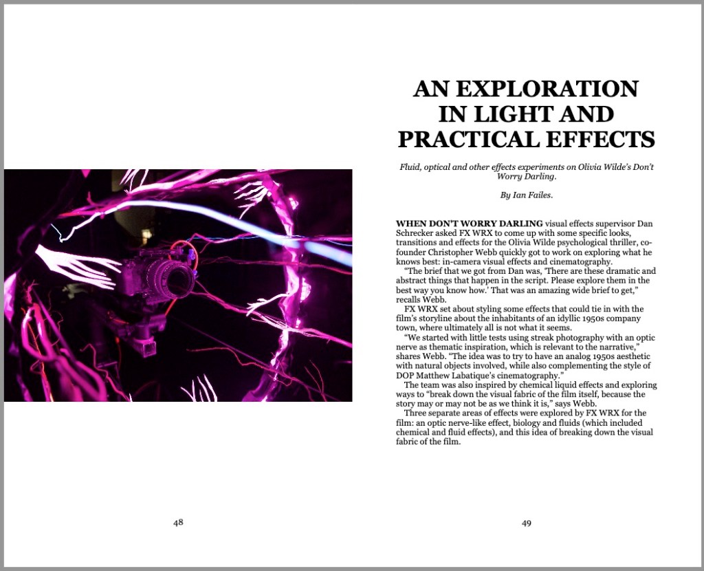 Developing beautiful in-camera VFX for 'Don't Worry Darling' - befores ...