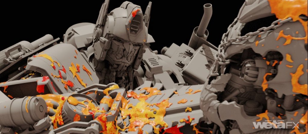Wētā FX used mocap and early blocking to help choreograph the Optimus ...