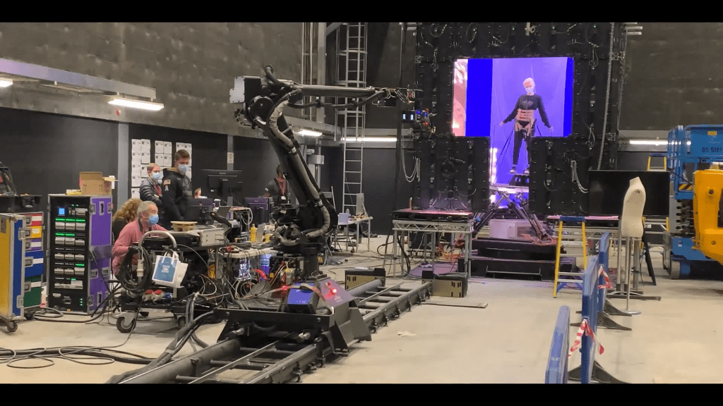 See the LED volume and motion control rig used on 'The School for Good ...
