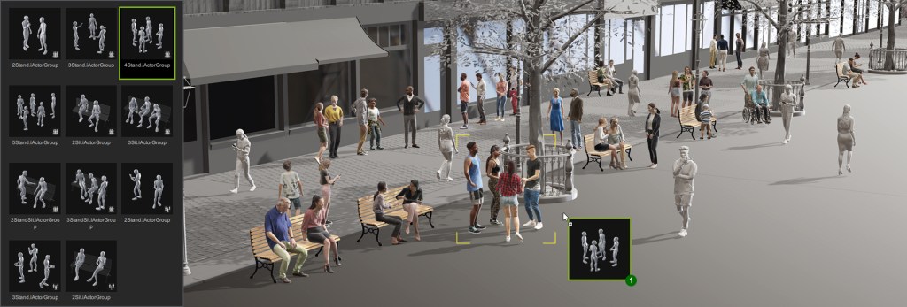 Crowd Sim and Motion Director Editor for iClone 8.4 Launch as Free Upgrades - befores & afters