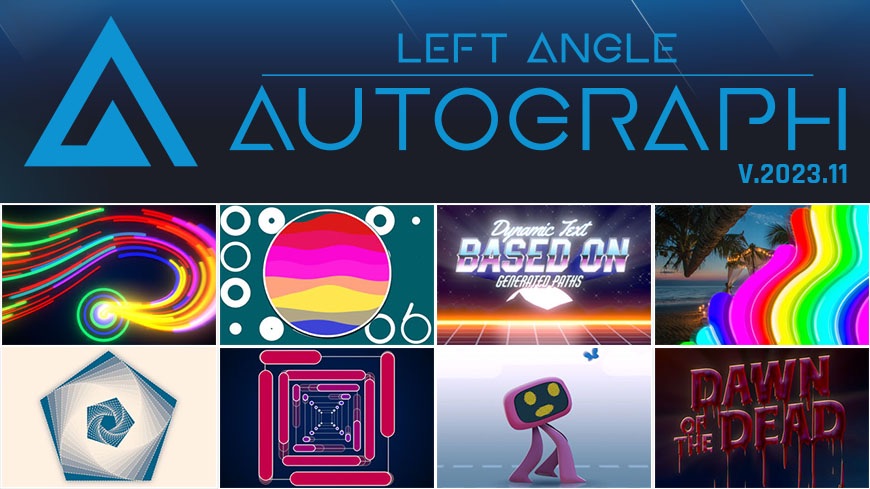 Get the latest version of Autograph - befores & afters