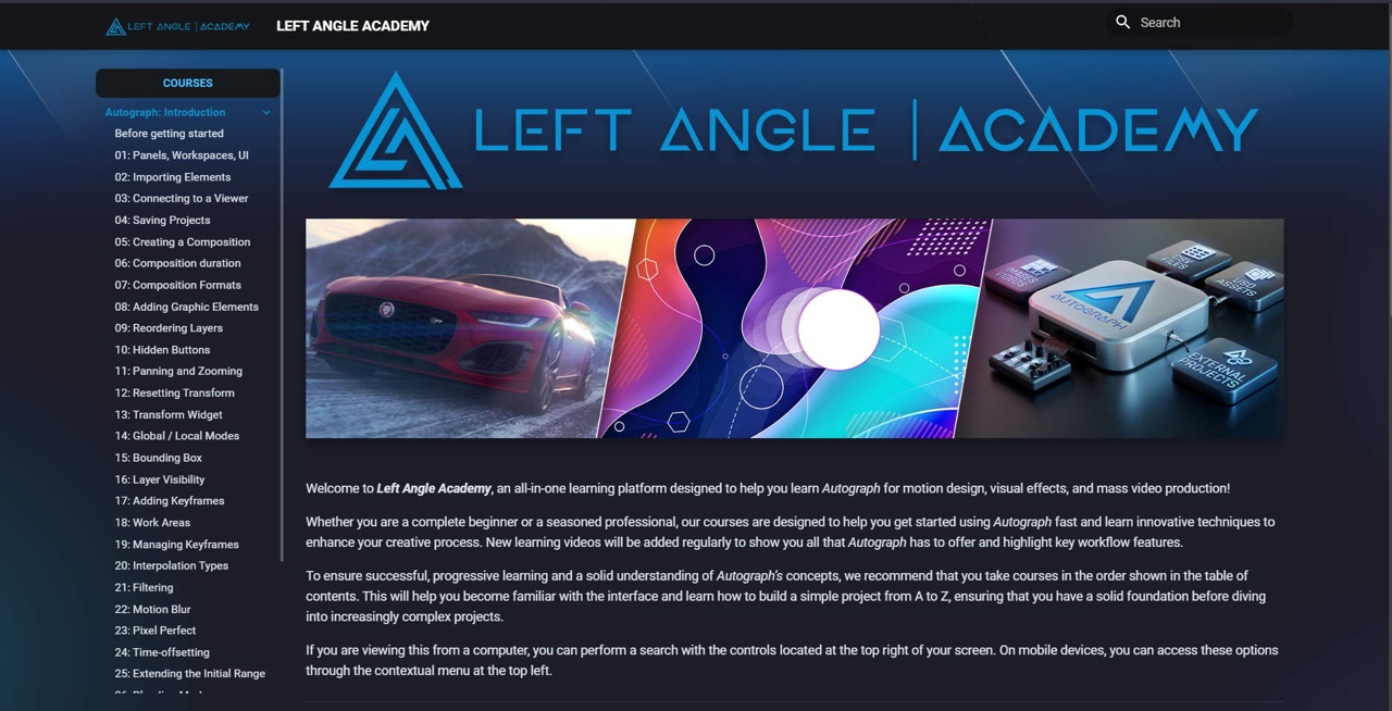 Get the latest version of Autograph - befores & afters