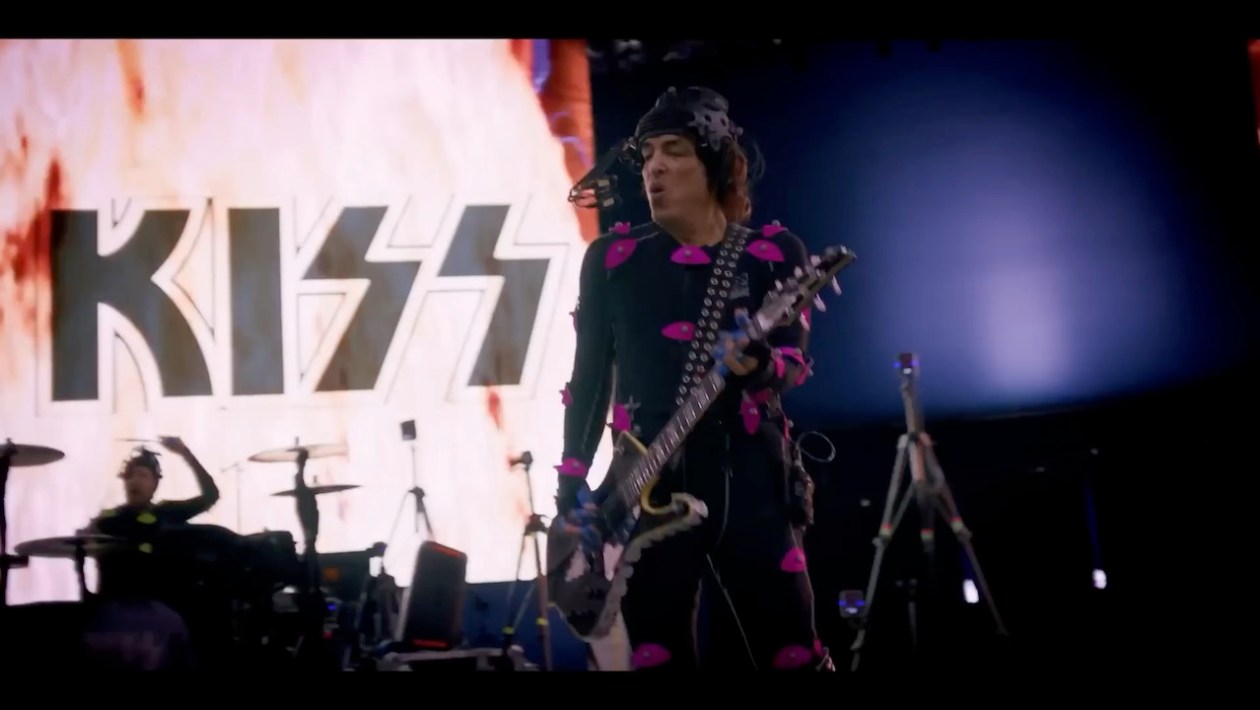 KISS as avatars, by ILM - befores & afters