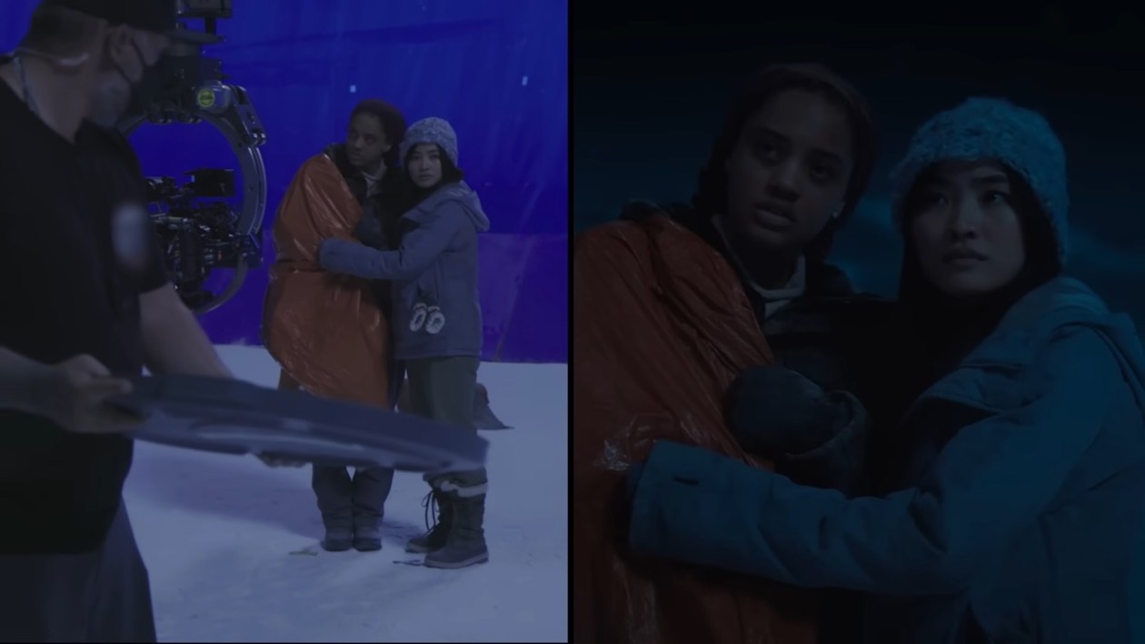 Watch this side-by-side video from 'Monarch: Legacy of Monsters ...