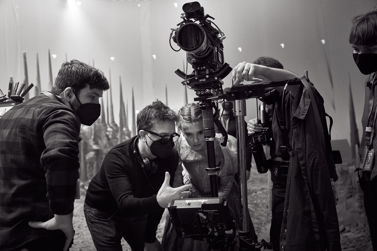 On The Set Pic: 'Damsel' - befores & afters