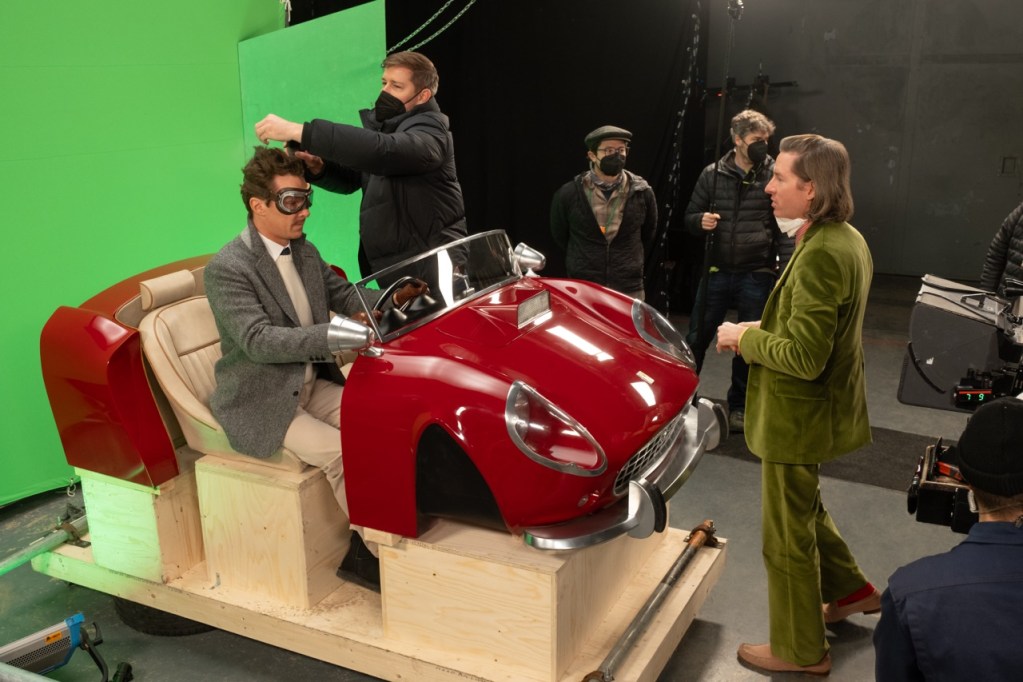 On The Set Pics: 'The Wonderful Story of Henry Sugar' - befores & afters