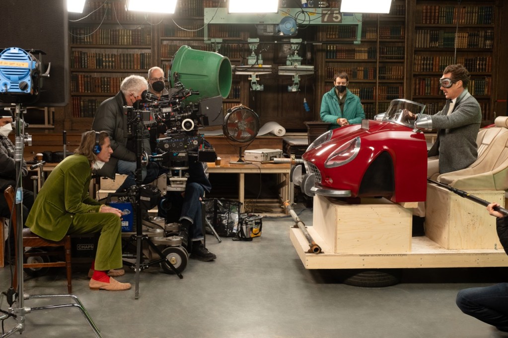 On The Set Pics: 'The Wonderful Story of Henry Sugar' - befores & afters