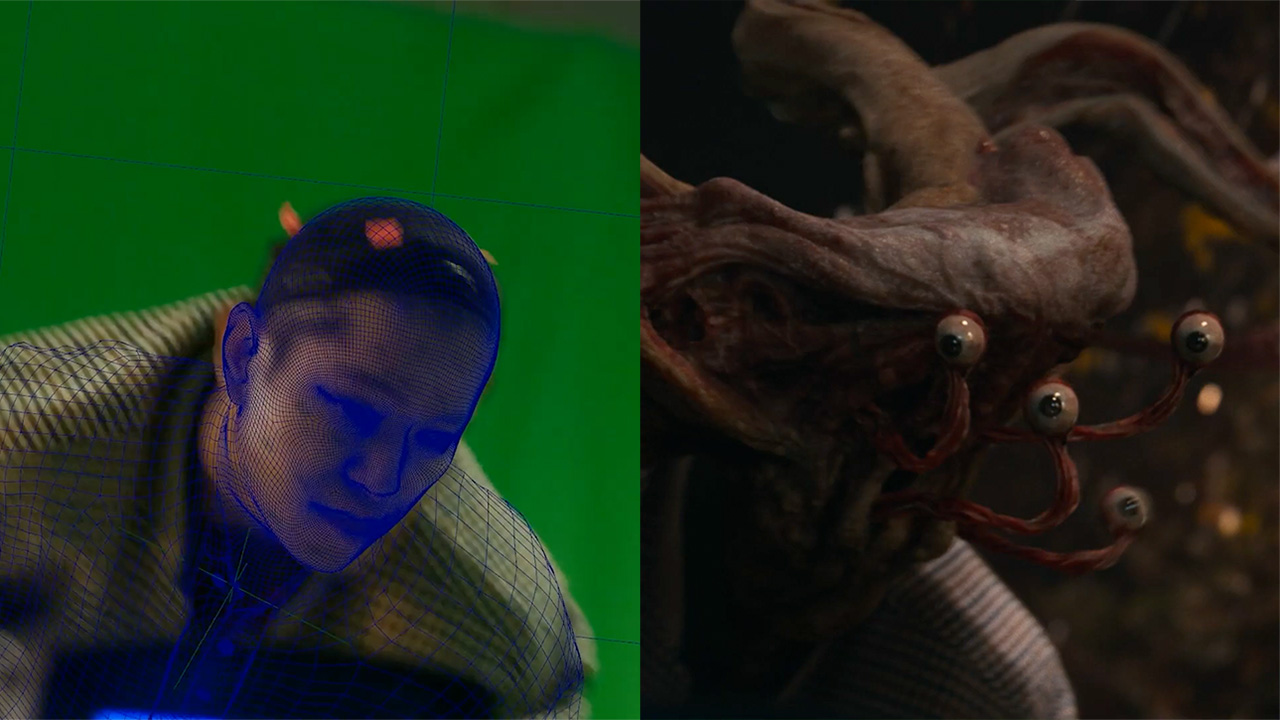 Behind the scenes of 'Parasyte: The Grey' - befores & afters