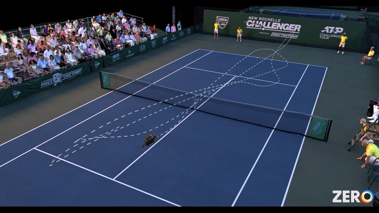 How that crazy final tennis ball POV tumbling scene in 'Challengers ...