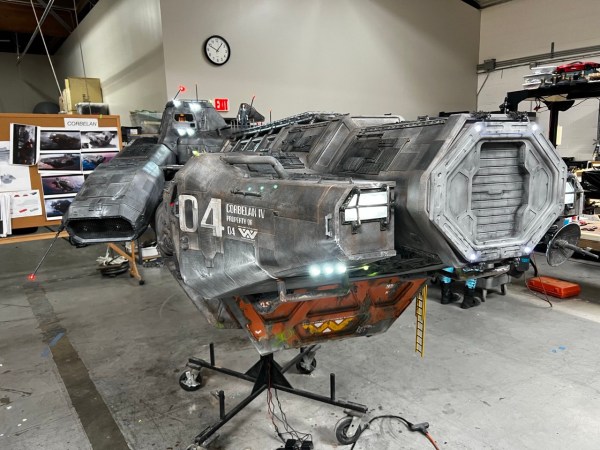 See one of the miniature ships from 'Alien: Romulus' - befores & afters