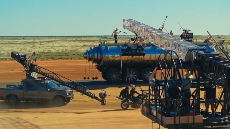 This featurette breaks down the Stowaway scene from 'Furiosa' - befores ...