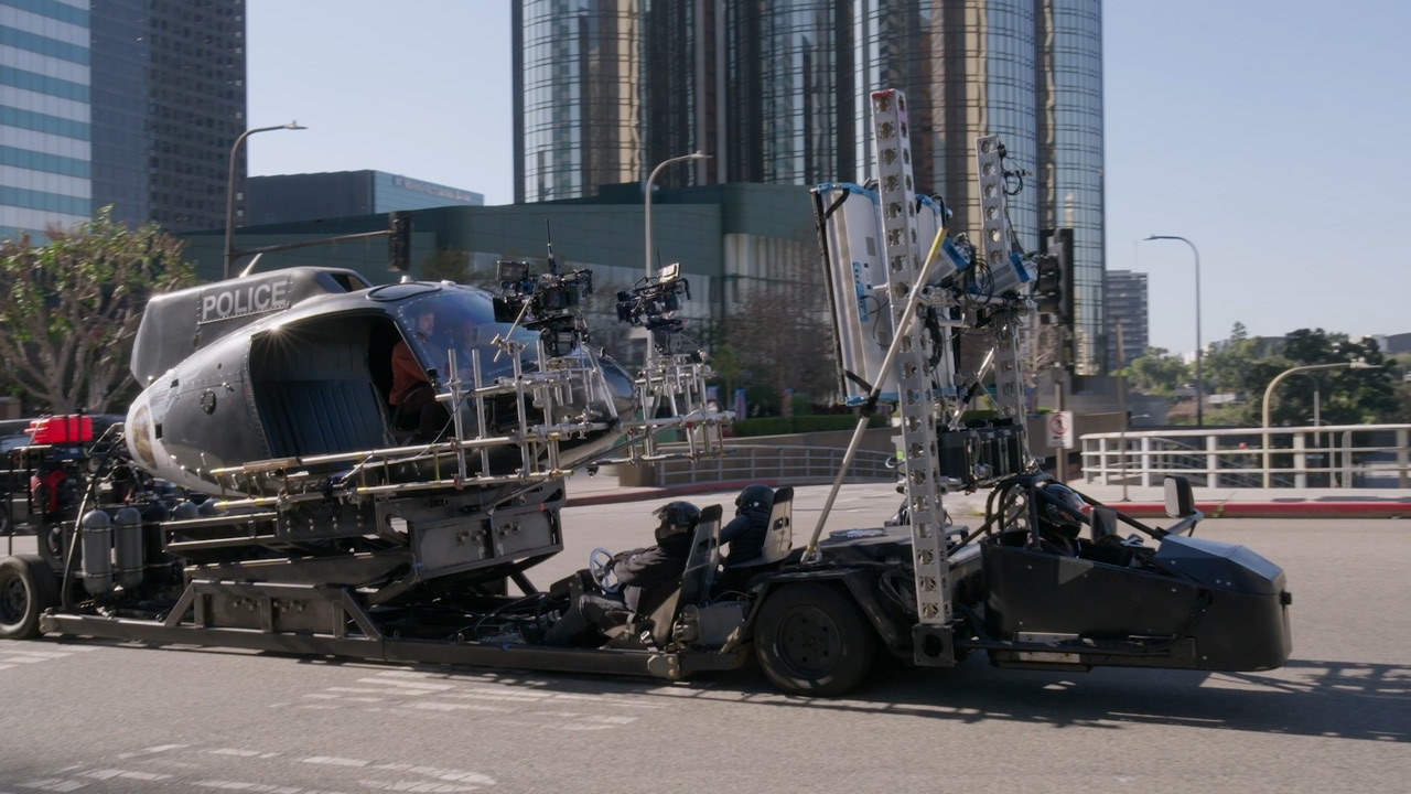 'Beverly Hills Cop: Axel F' - helicopter b-roll - befores & afters