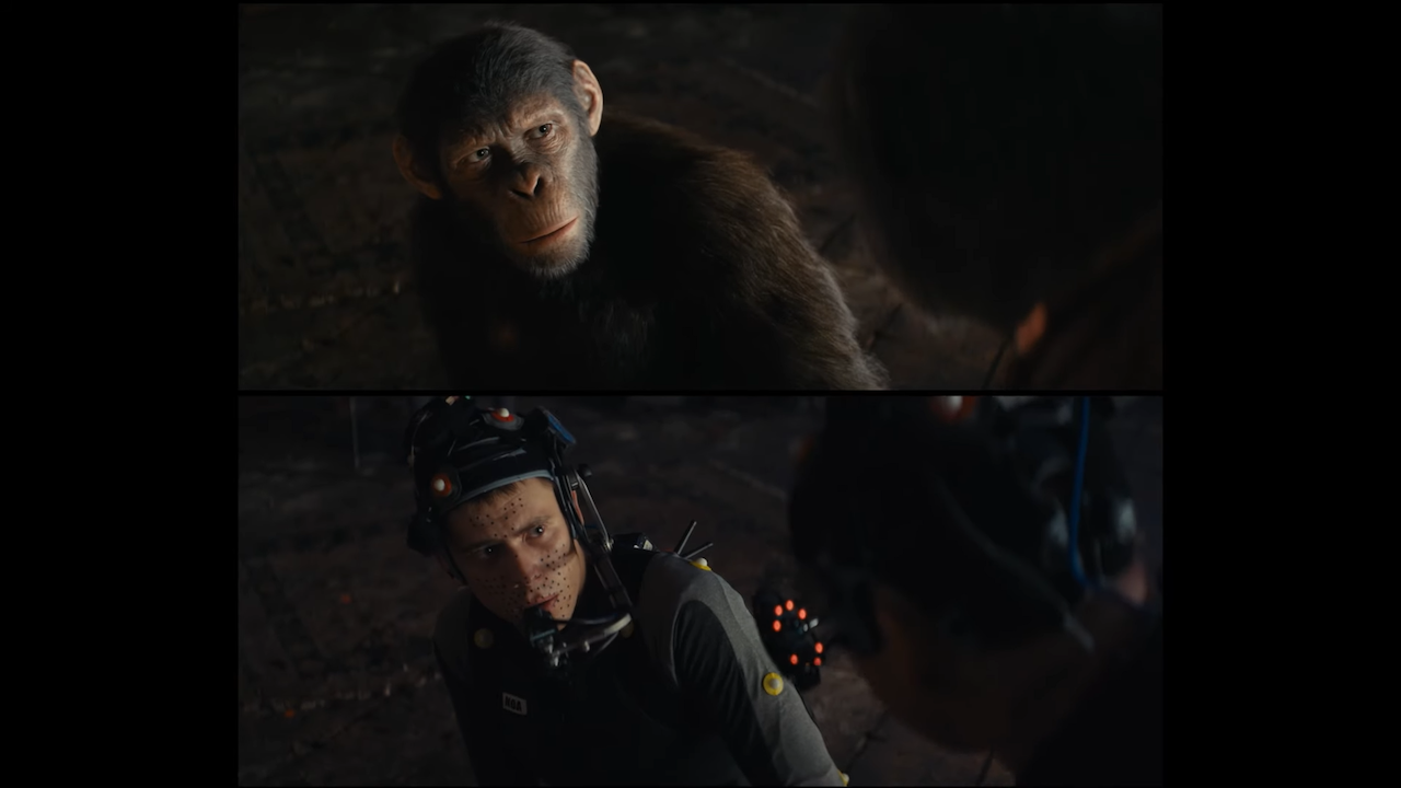 New before/after clip from 'Kingdom of the Planet of the Apes ...