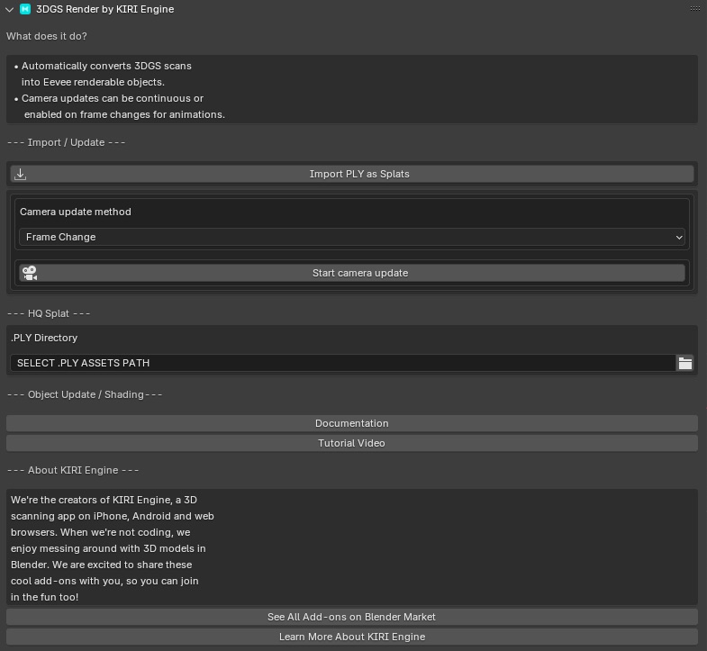 3D Gaussian Splatting on Blender, In Its Truest Form - befores & afters