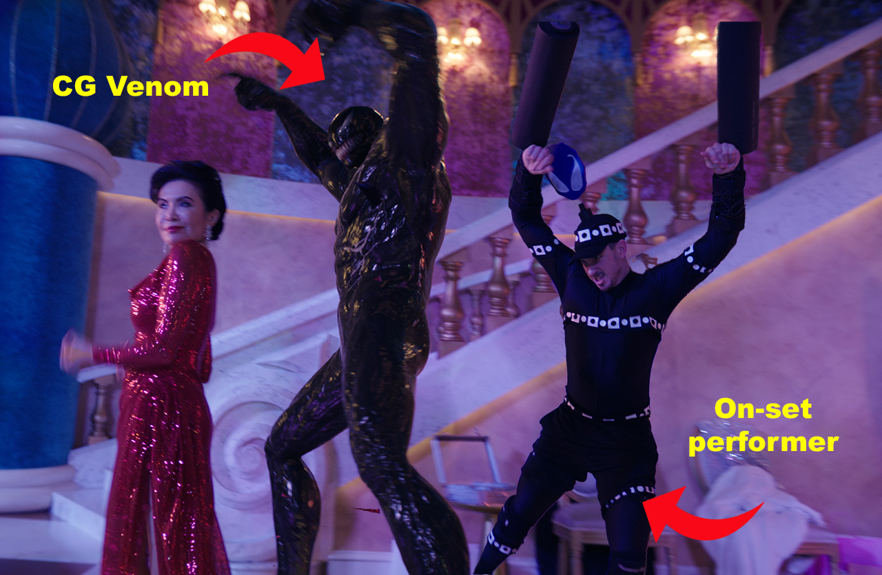 How DNEG made Venom dance - befores & afters