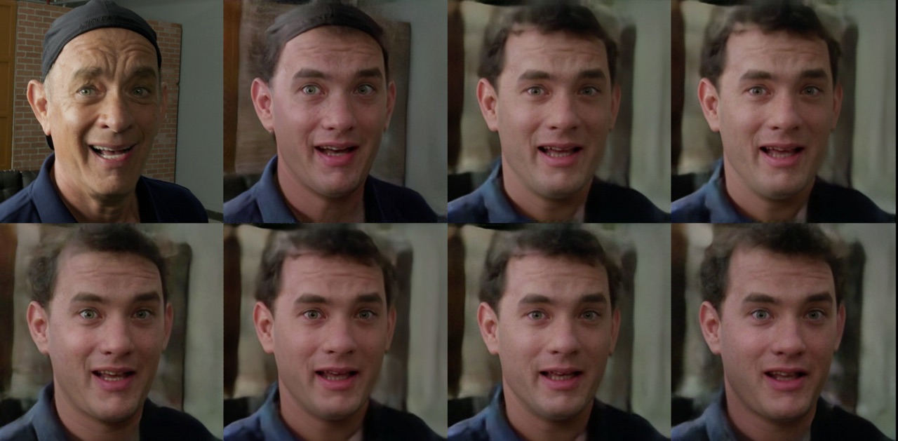 'Here': A test with Tom Hanks - befores & afters