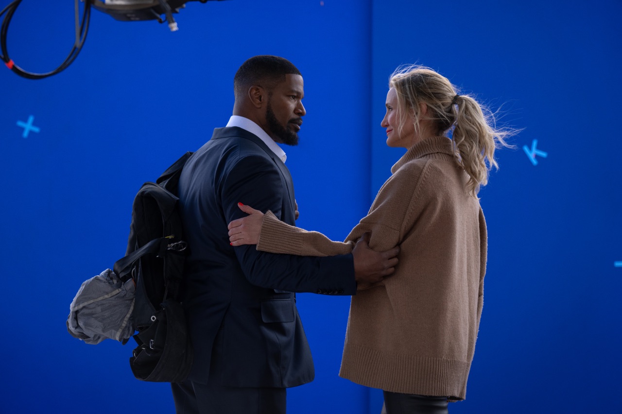 Behind the scenes of that crazy plane fight, plane crash and parachute ...