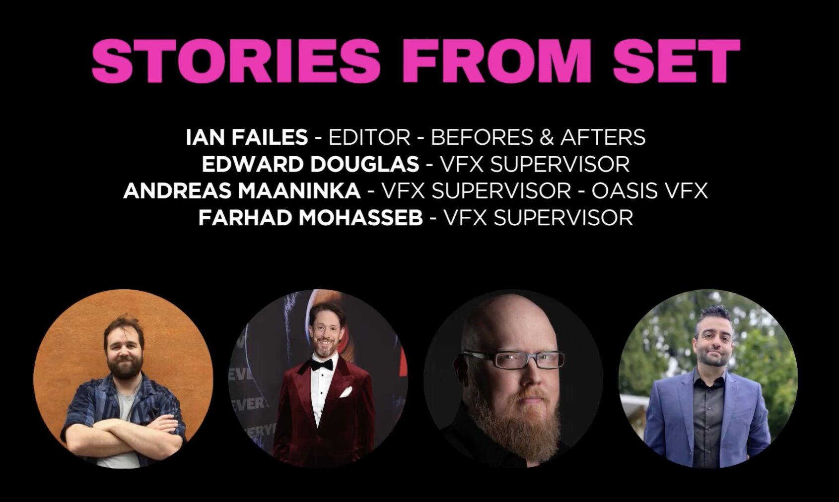 Learn on set VFX stories this World VFX Day - befores & afters