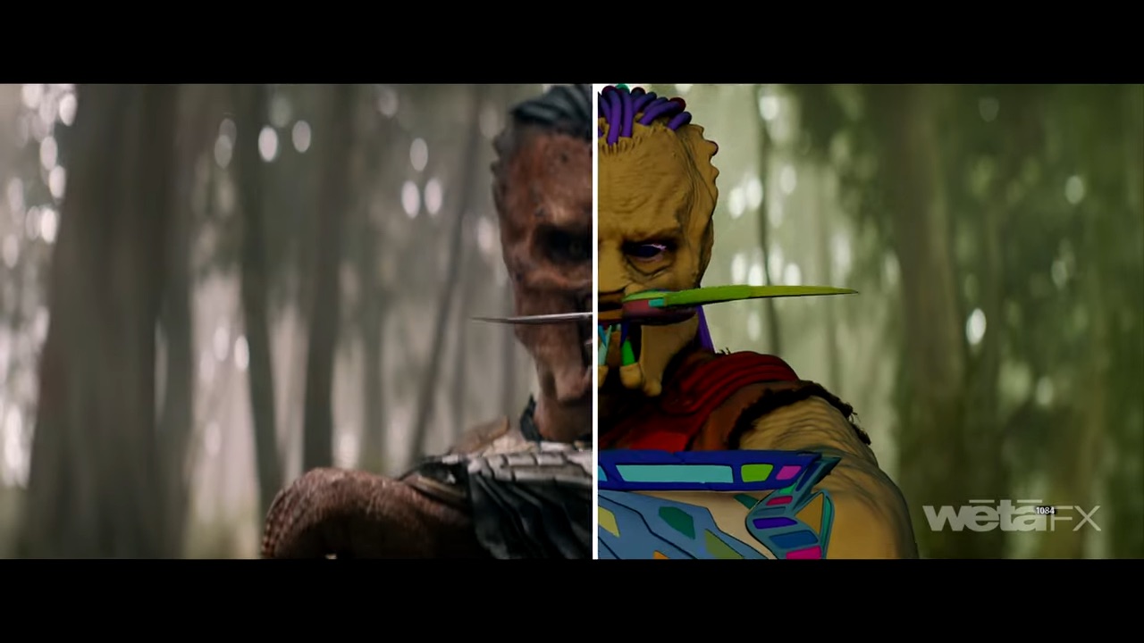 Watch Weta Fx S Vfx Breakdown For Predator Badlands Befores Afters